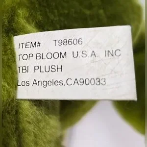 top bloom | Toys | Vintage Green Elephant Animal Plush Toy Huge Blue ...